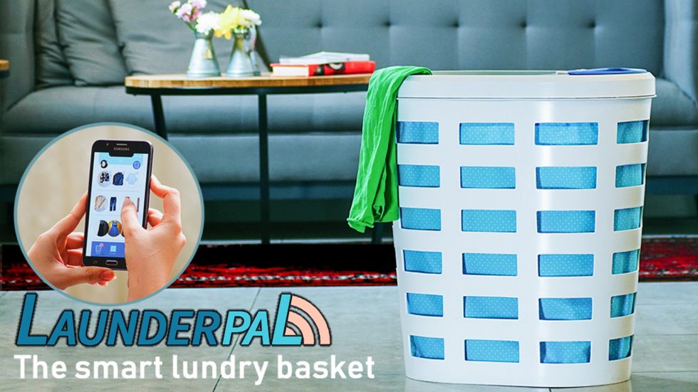 LaunderPal is a smart laundry basket that takes care of your clothes ...
